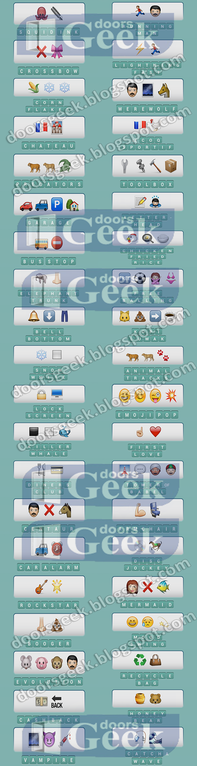 Emoji Answers Level 16
