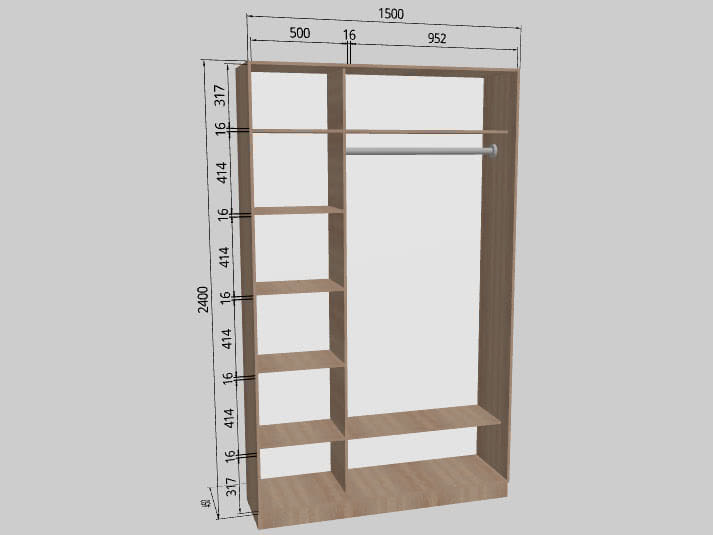 Dimensions standard des placards et dispositions - Un site dédié à la ...