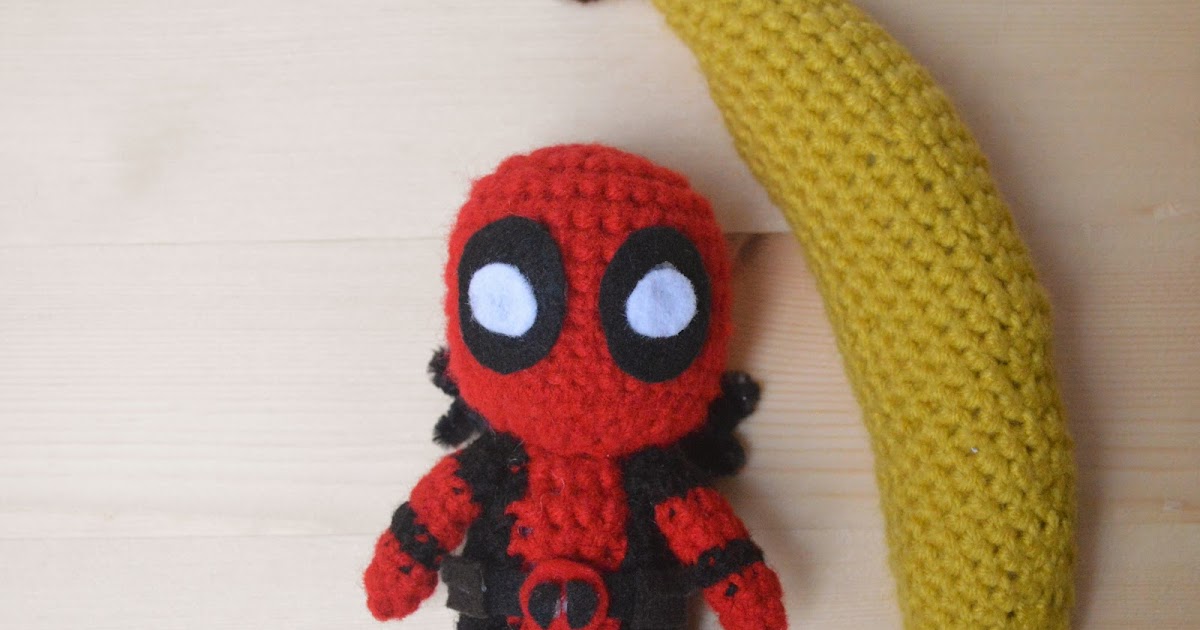 Deadpool Crochet Pattern - LoopTeeLoops