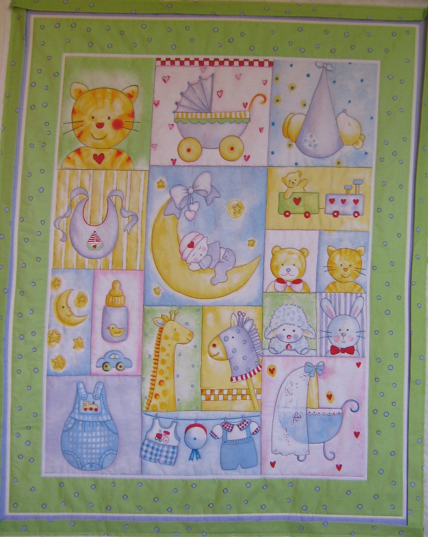 quiltmekiwi: panel quilts, appliqued dogs,and a thought?