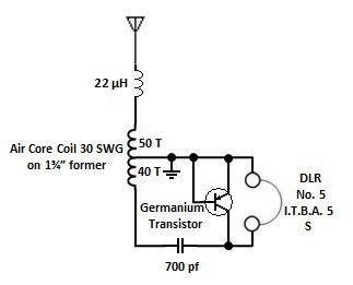 Amateur Radio : Series-tuned Air-core Coil Crystal Radio