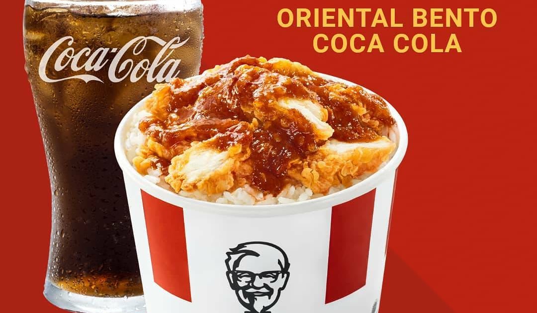 KFC Paket Oriental Bento + Coca Cola harga hanya Rp 20.000 | scanharga