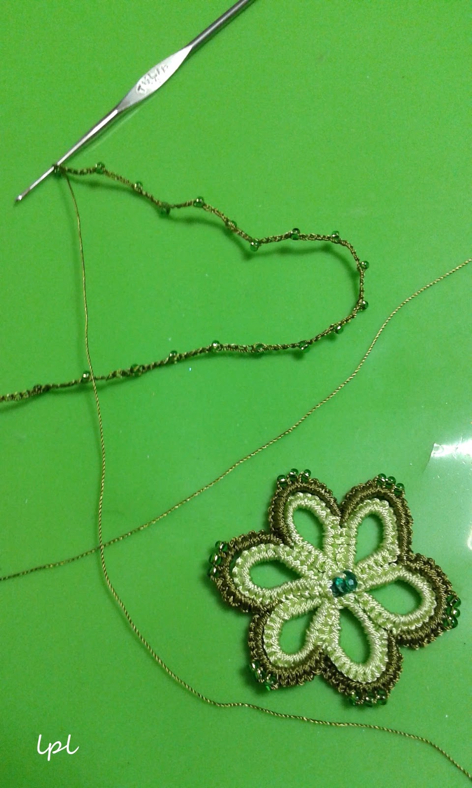 BEADS and GEMS : Κοσμηματα απο δαντελα - Φριβολιτε - Tatting lace ...