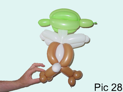 Balloon animals twisting instructions: Balloon Shrek