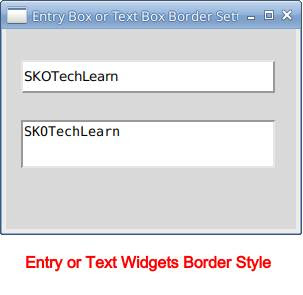 Style and Use Entry Box in tkinter and TextBox in tkinter ...