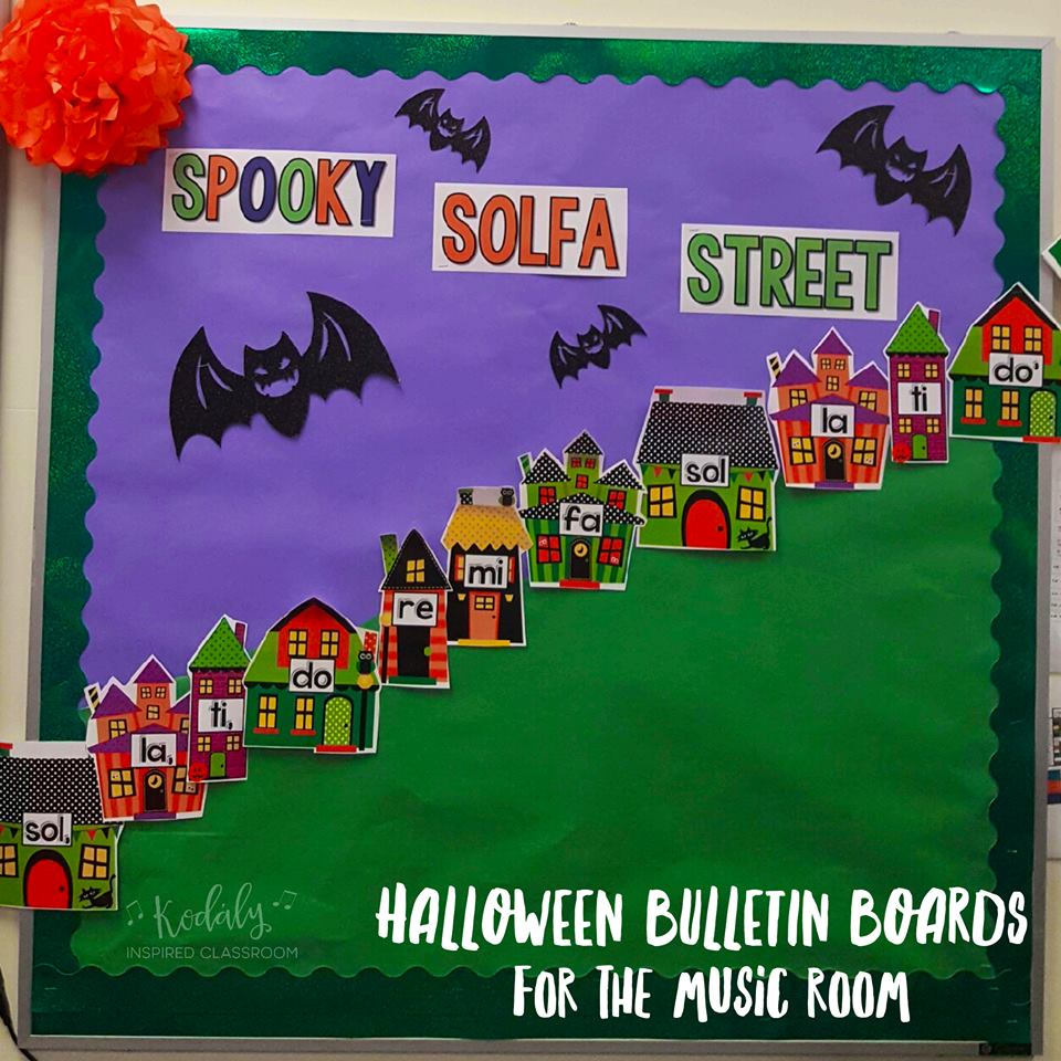 Kodaly Inspired Classroom: Bulletin Boards for Halloween in the Music Room
