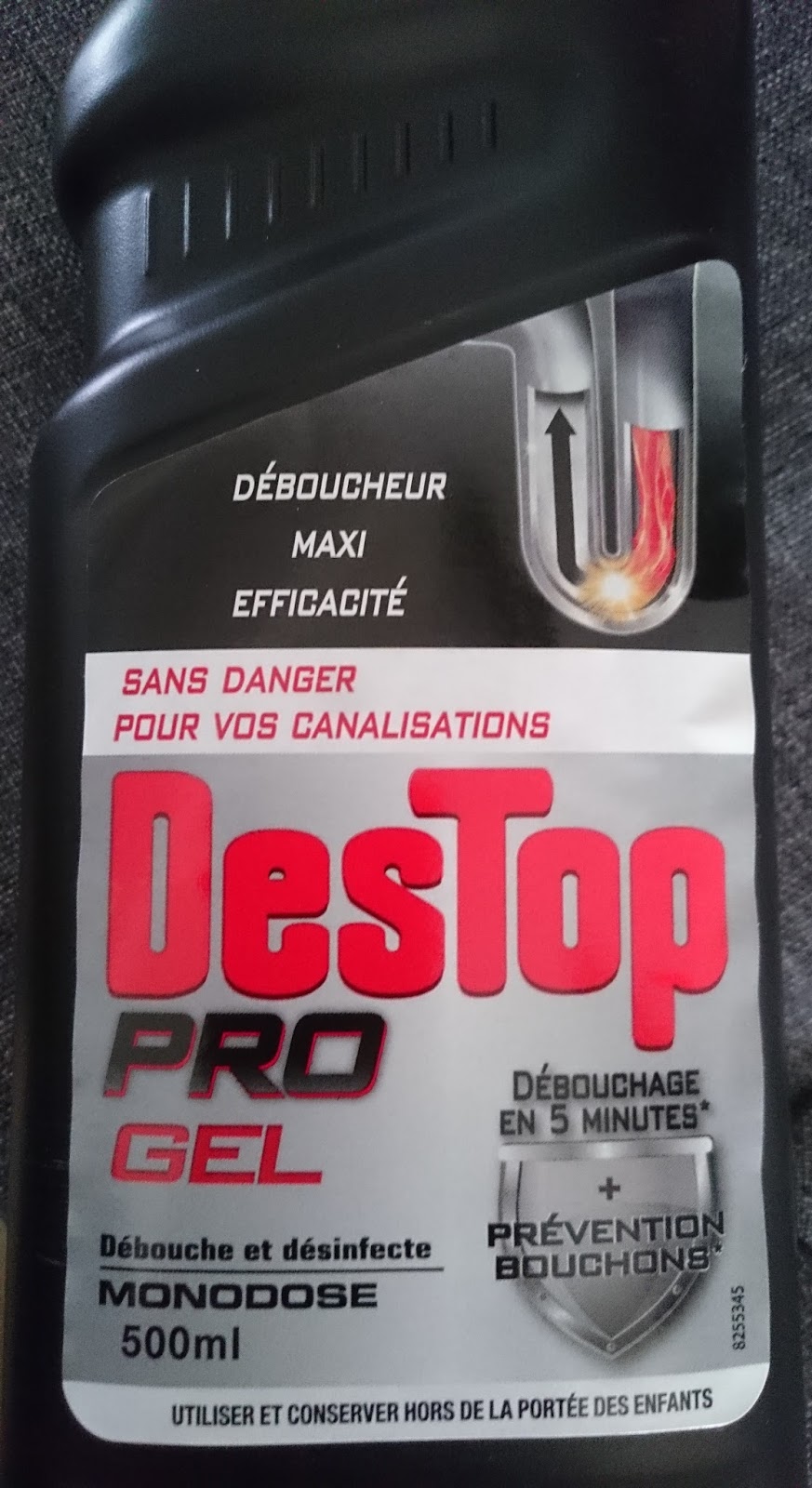 Avis, Tests, Reviews: DESTOP Pro Déboucheur Gel