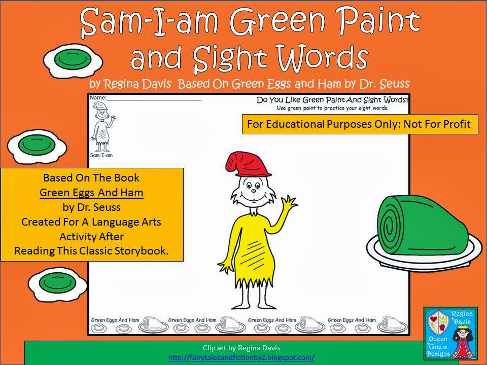 Fairy Tales And Fiction By 2: I Like Sam-I-am!