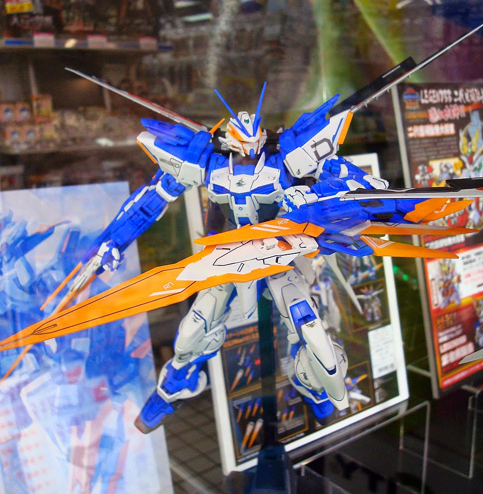 GUNDAM GUY: MG 1/100 Gundam Astray Blue Frame D - On Display @ Asobit ...