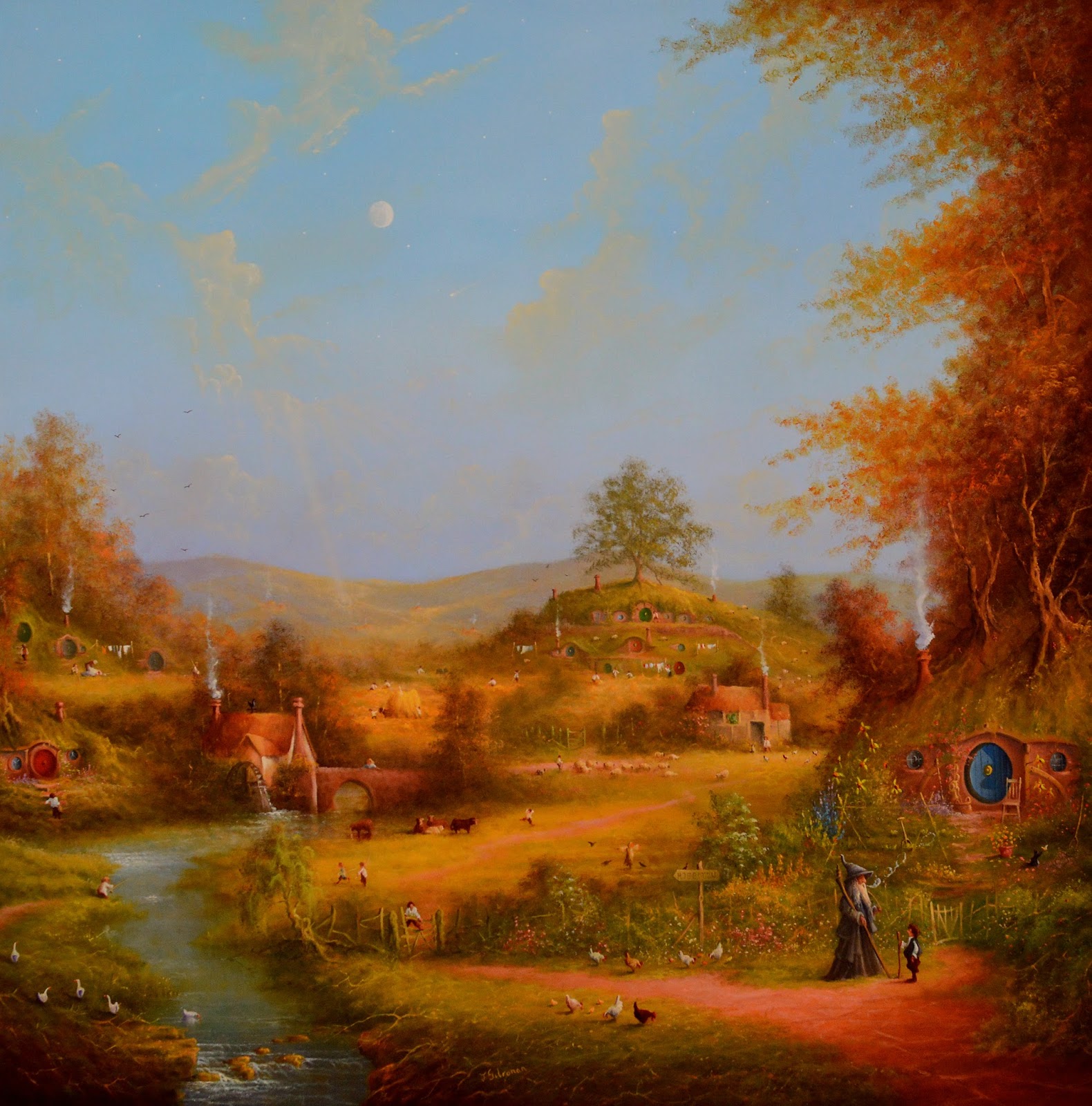 Joe Gilronan Fantasy Art: My book "From The Shire To The Sea" released...