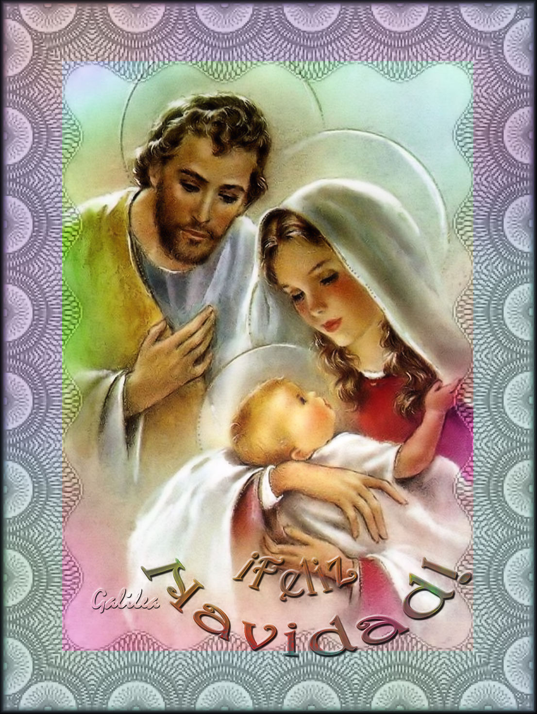 Imágenes religiosas de Galilea: Postales Navidad