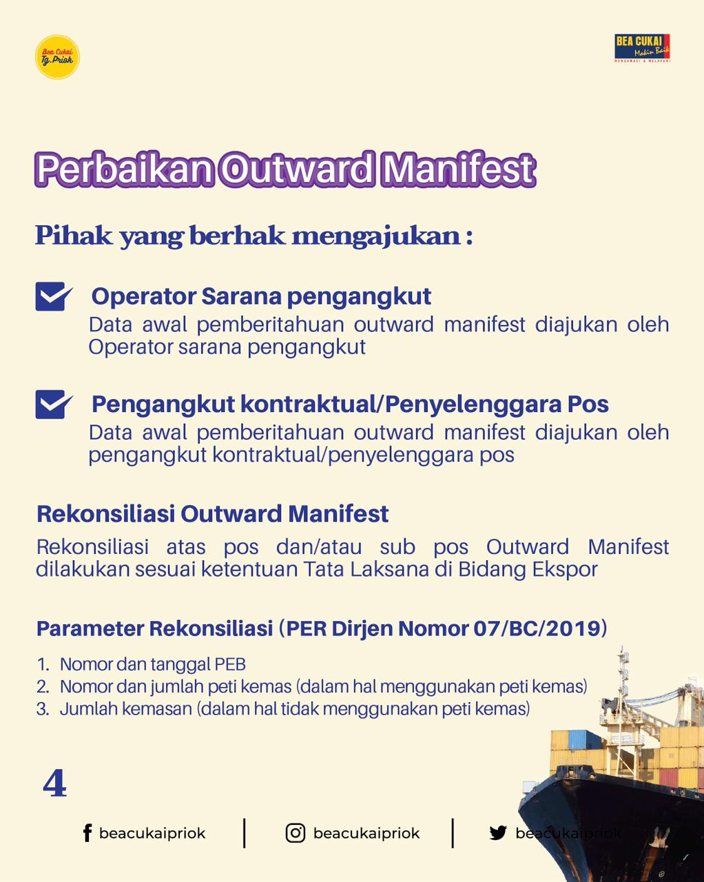 SEPUTAR OUTWARD MANIFEST? ~ INFORMASI