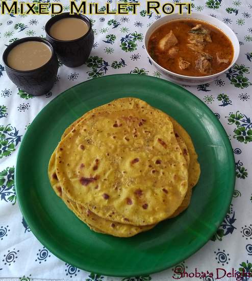 Shoba's Delight: Mixed Millet Chapati