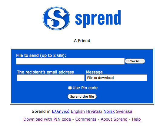 Dos servicios para compartir archivos de hasta 2G de forma gratuita y sin necesidad de registro