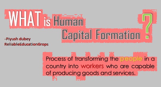 Human capital formation - Reliable Education Group