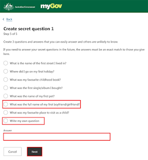 myGov help - Create a myGov account guide