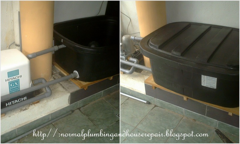 NORMAL PLUMBING: TEKANAN AIR RENDAH - PEMASANGAN PAM DAN TANGKI AIR
