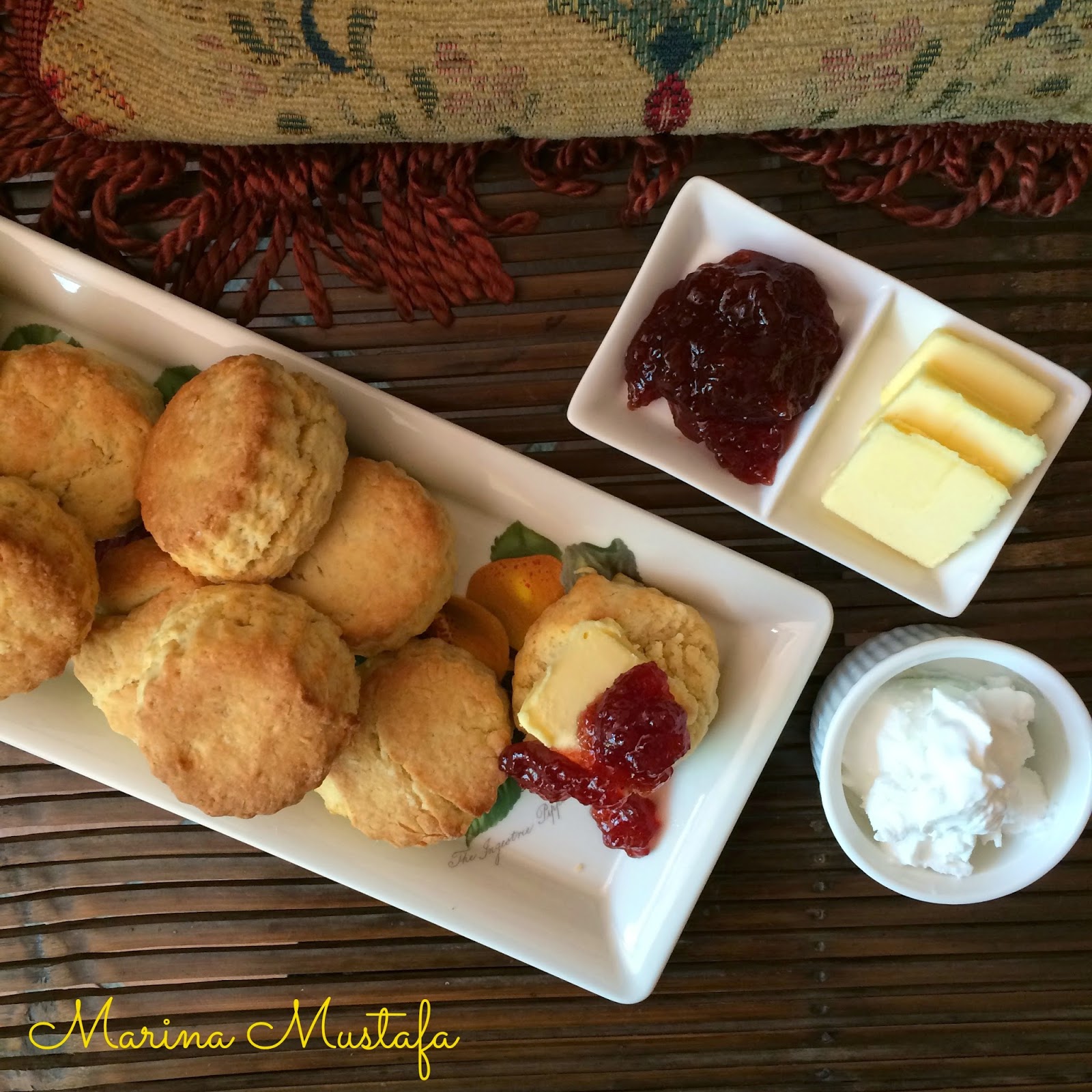 Scones (using the PHILIPS Air Fryer) - Cooking with Marina Mustafa