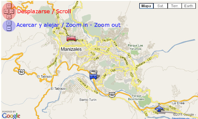 Hotel Rokasol, Manizales - Colombia: Mapa / Map