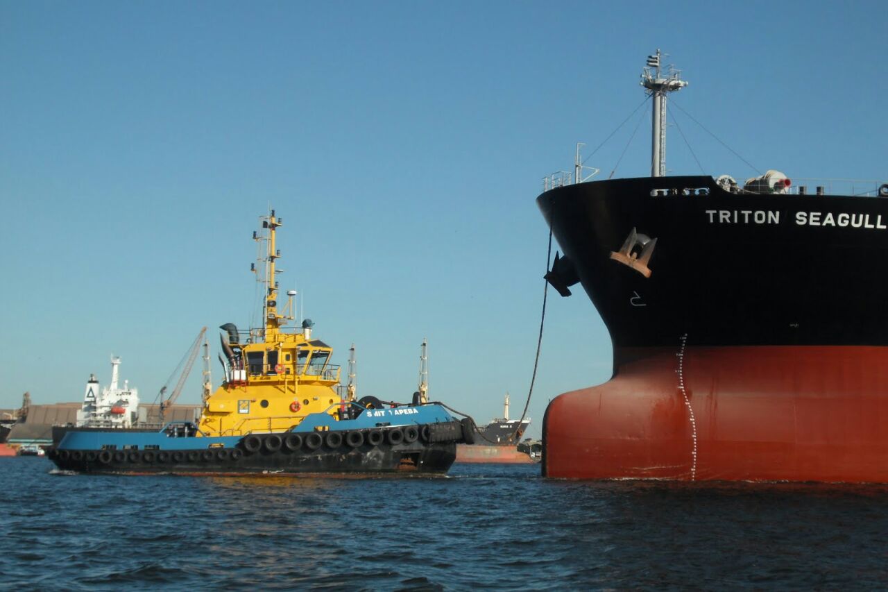 Santos Shiplovers: M/V Triton Seagull / 3EMN - Em manobras
