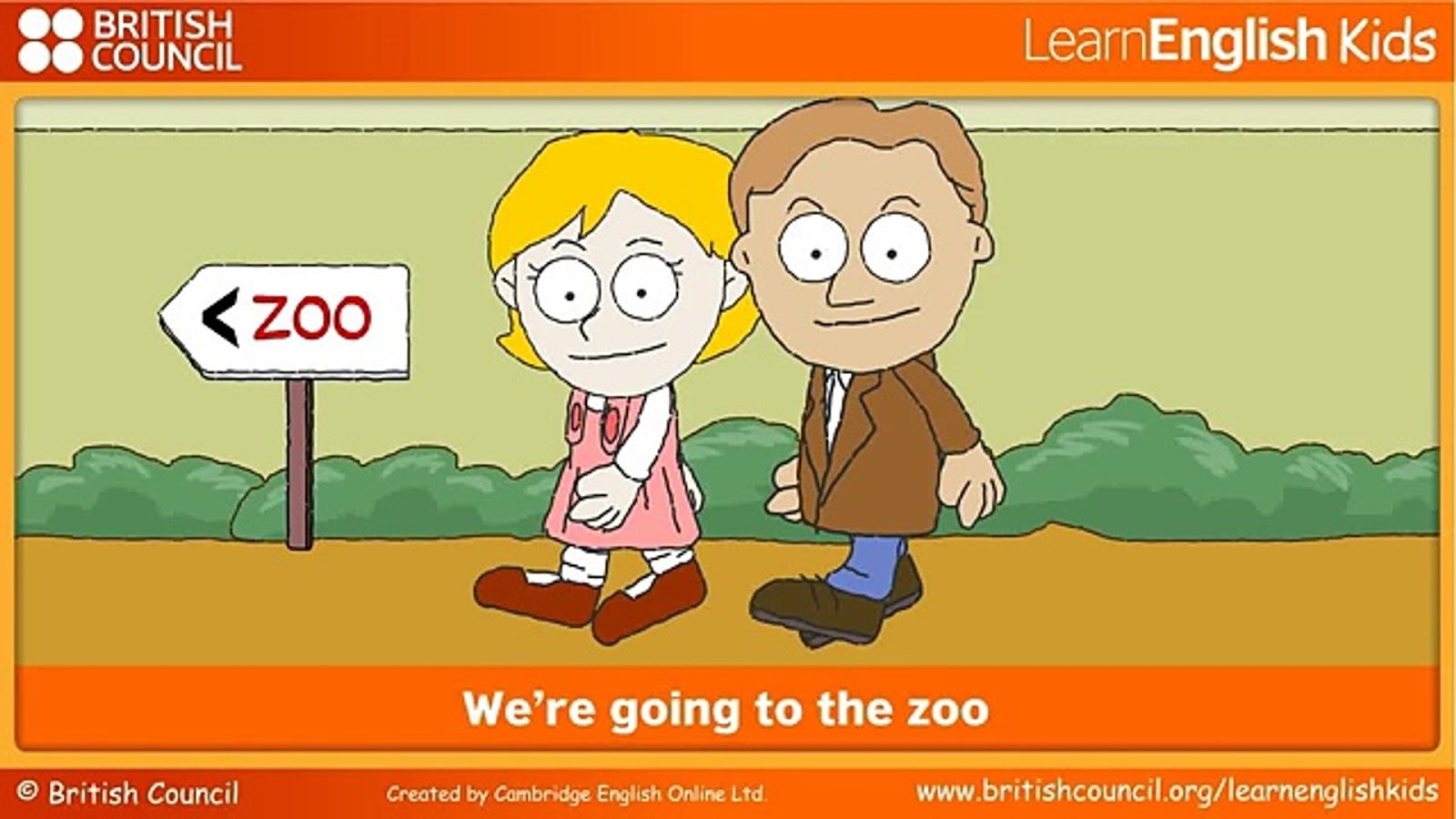 English jam: WE ARE GOING TO THE ZOO