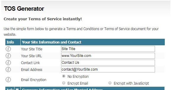 Cara Membuat Halaman Terms Of Service (TOS) Blog Menggunakan Situs ...