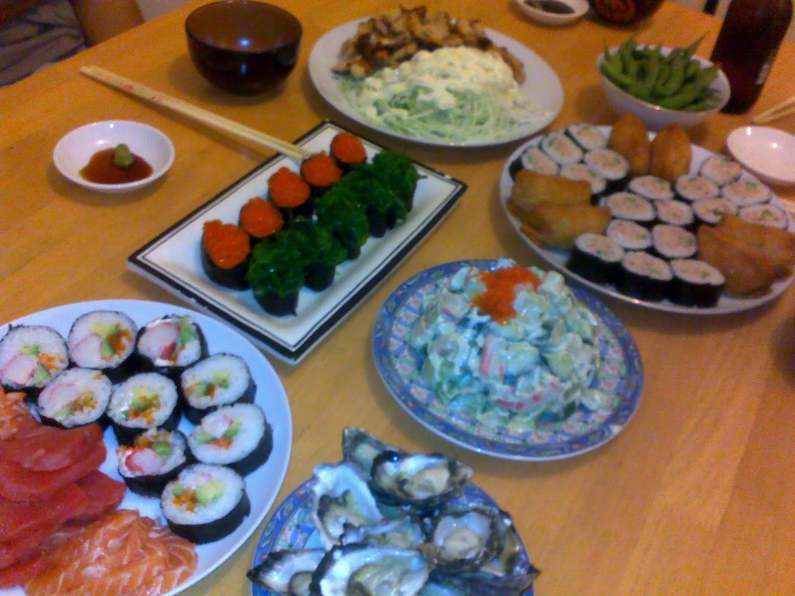 Yummy for my Tummy: Japanese Feast for Three and a Half
