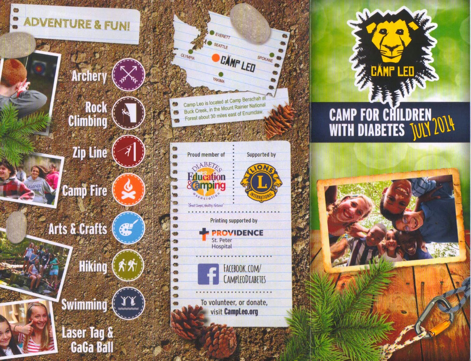 Rainier Lions Club: Camp Leo
