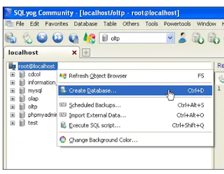 Cara Membuat Database menggunakan SQLyog - TUTORIAL DEXCEL