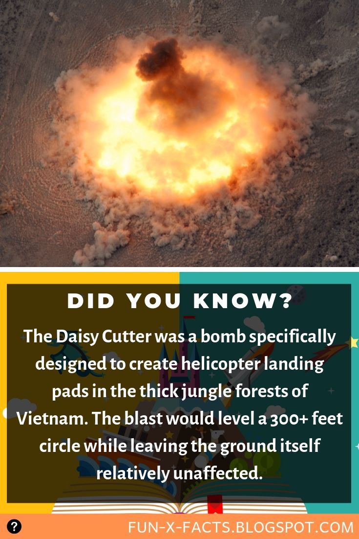 Bomb specifically designed to create helicopter landing pads in the ...