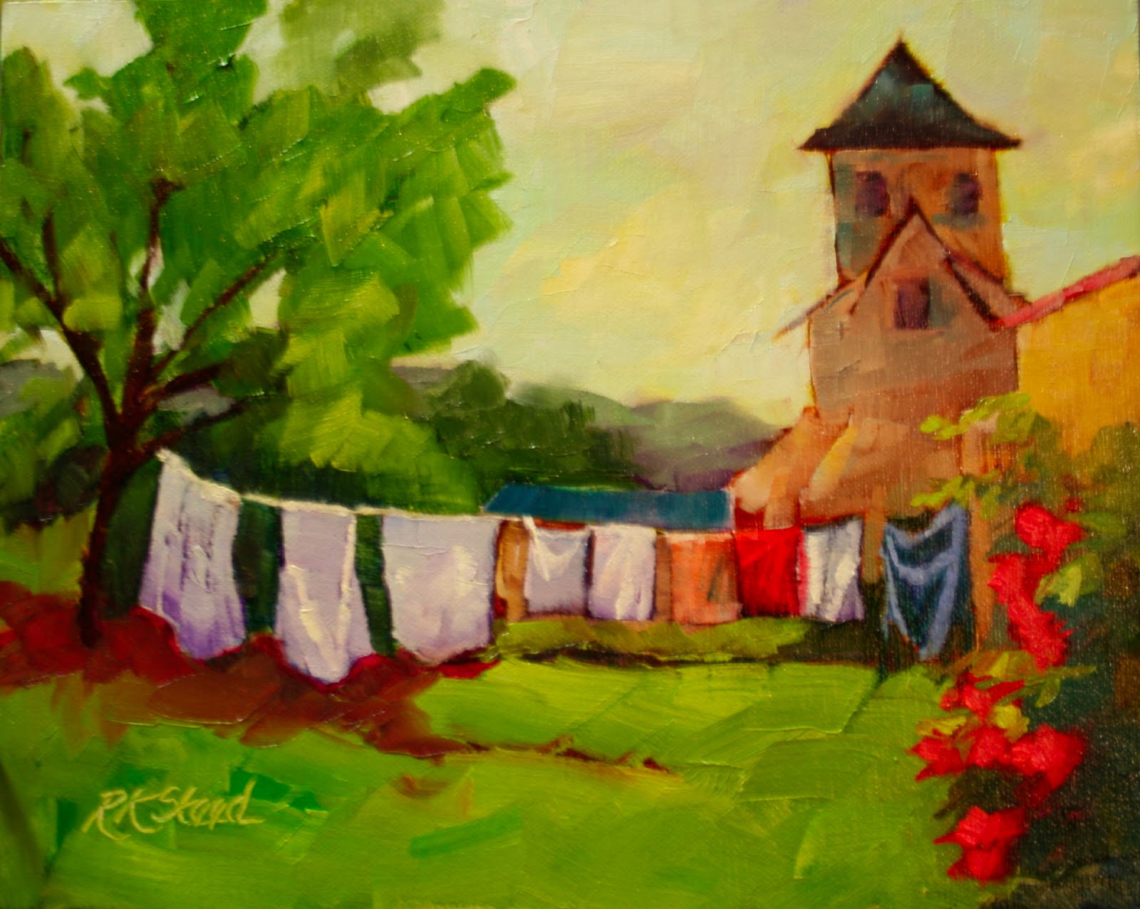 Roxanne Steed's Painting a Day: Cleanliness Is Next To Godliness