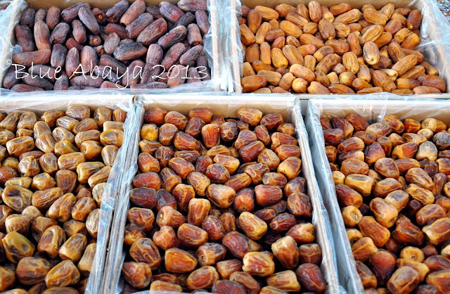 Visit Riyadh's Date Souk - Blue Abaya