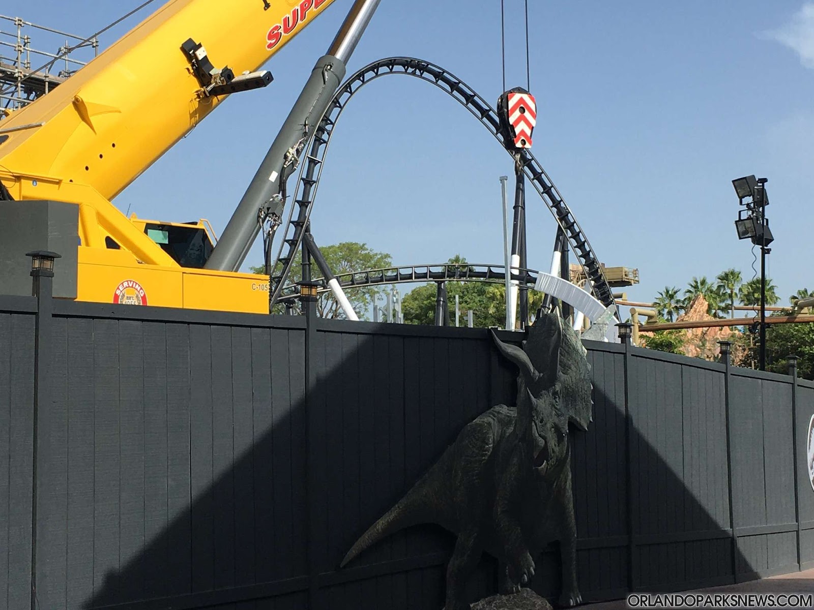Islands of Adventure Update: New Raptor-Themed Coaster Continues to ...