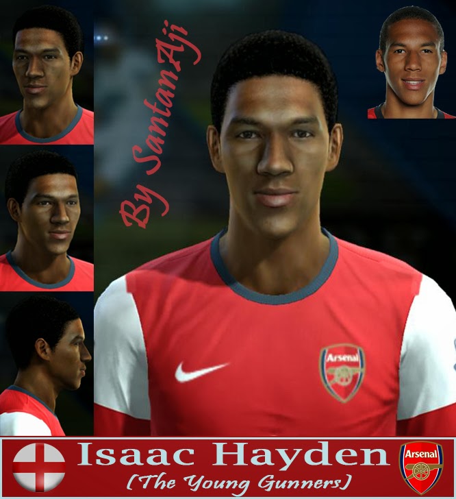 pes-modif: PES 2013 Isaac Hayden & Aleksandar Tonev Face by santanAji
