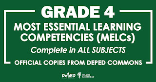 Official MELCs in GRADE 4 (All Subject Areas) Free Download - DepEd Click