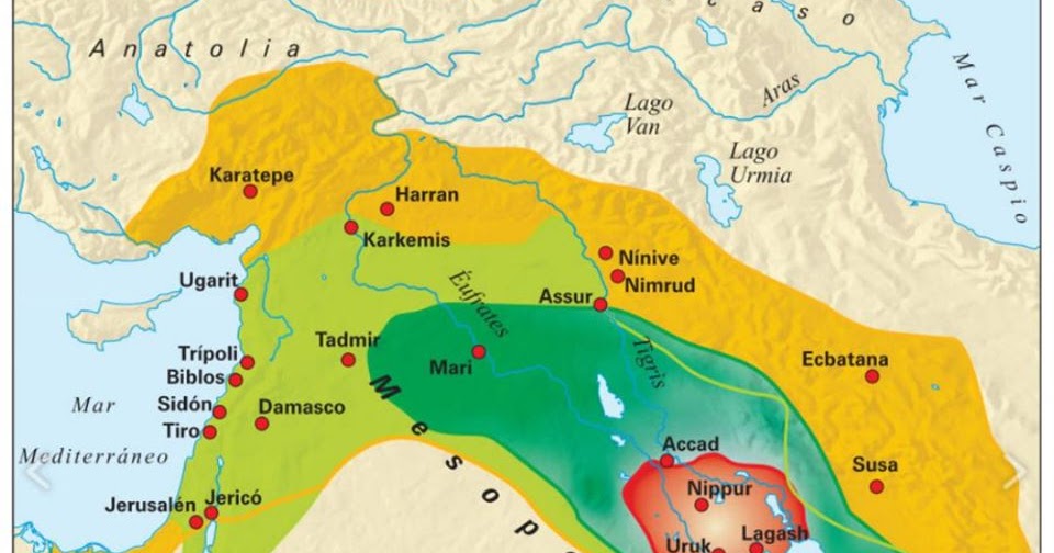 Mesopotamia: La tierra entre dos ríos ☀🌴 ~ | Edad Antigua | Edad Media ...
