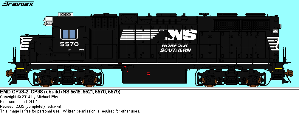 Alateus's Drawings: NS GP38-2s