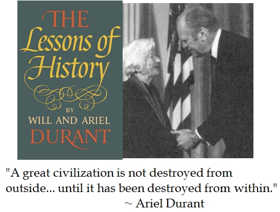 The District of Calamity: Ariel Durant on Civilization