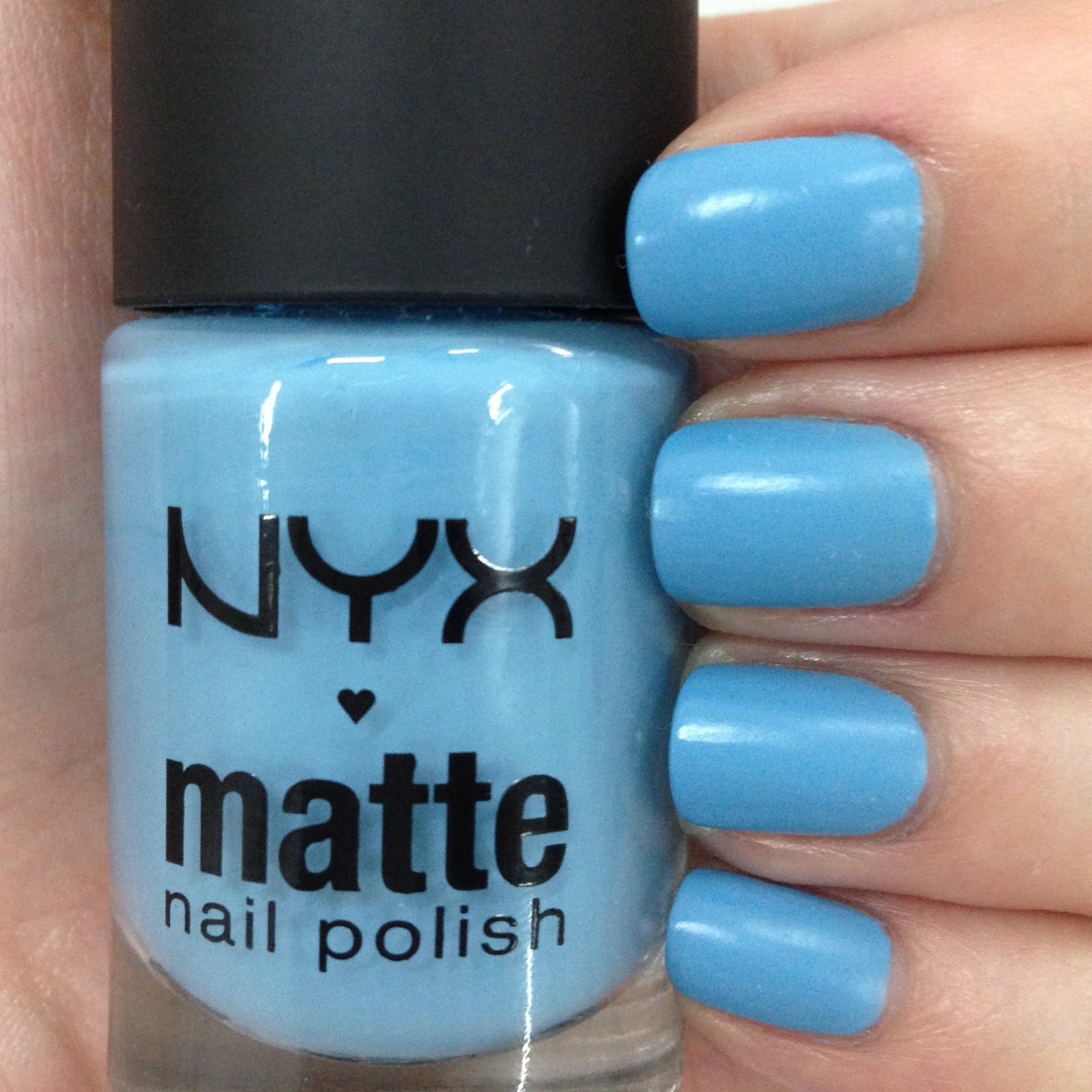 Karen Lives High: NYX Matte Nail Polish in Sky Blue