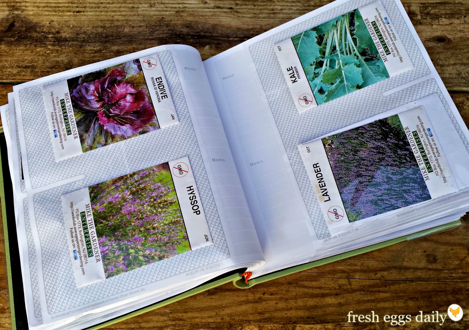 DIY Photo Album Seed Organizer - Fresh Eggs Daily® with Lisa Steele