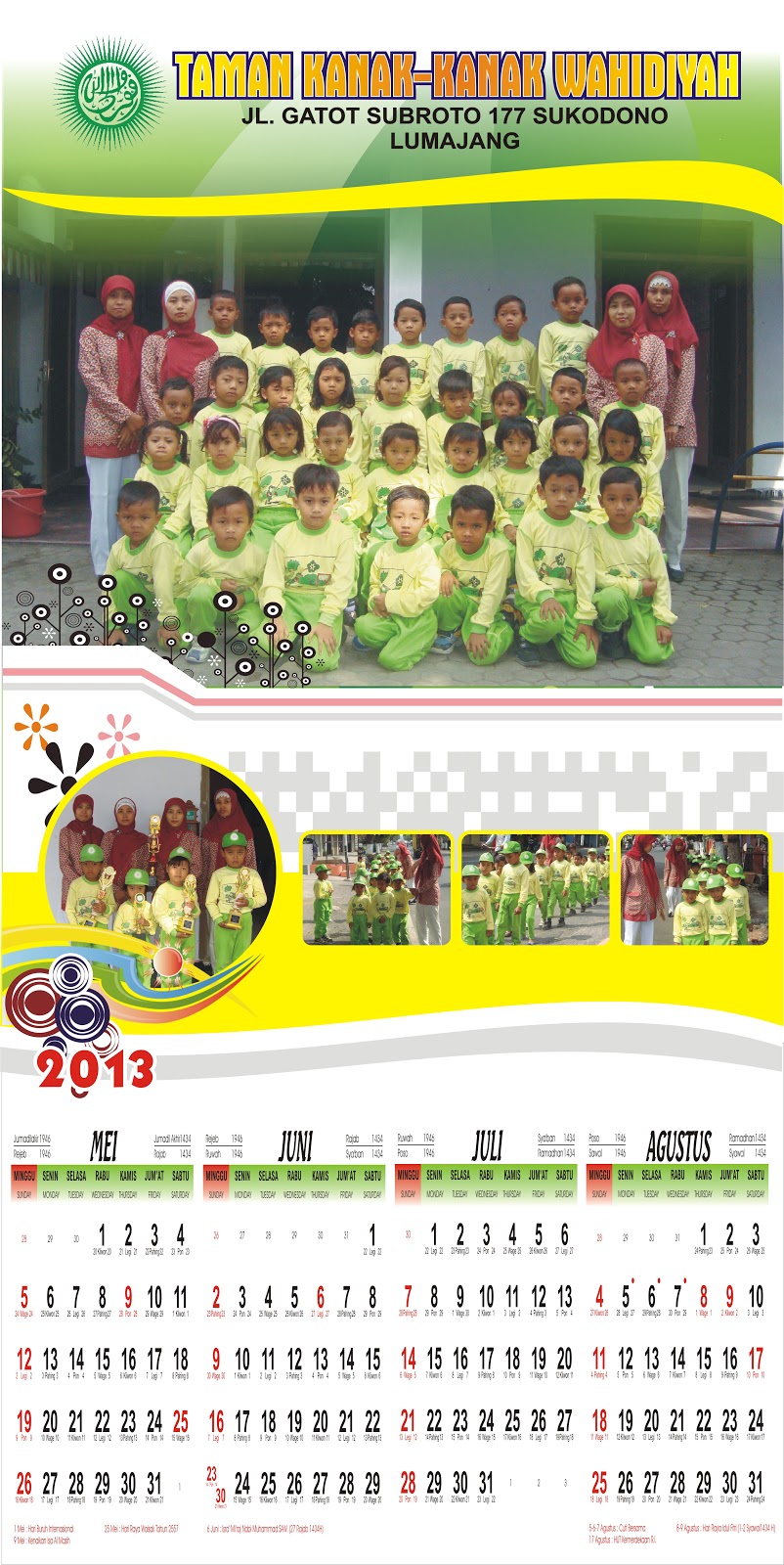 Contoh Desain Kalender