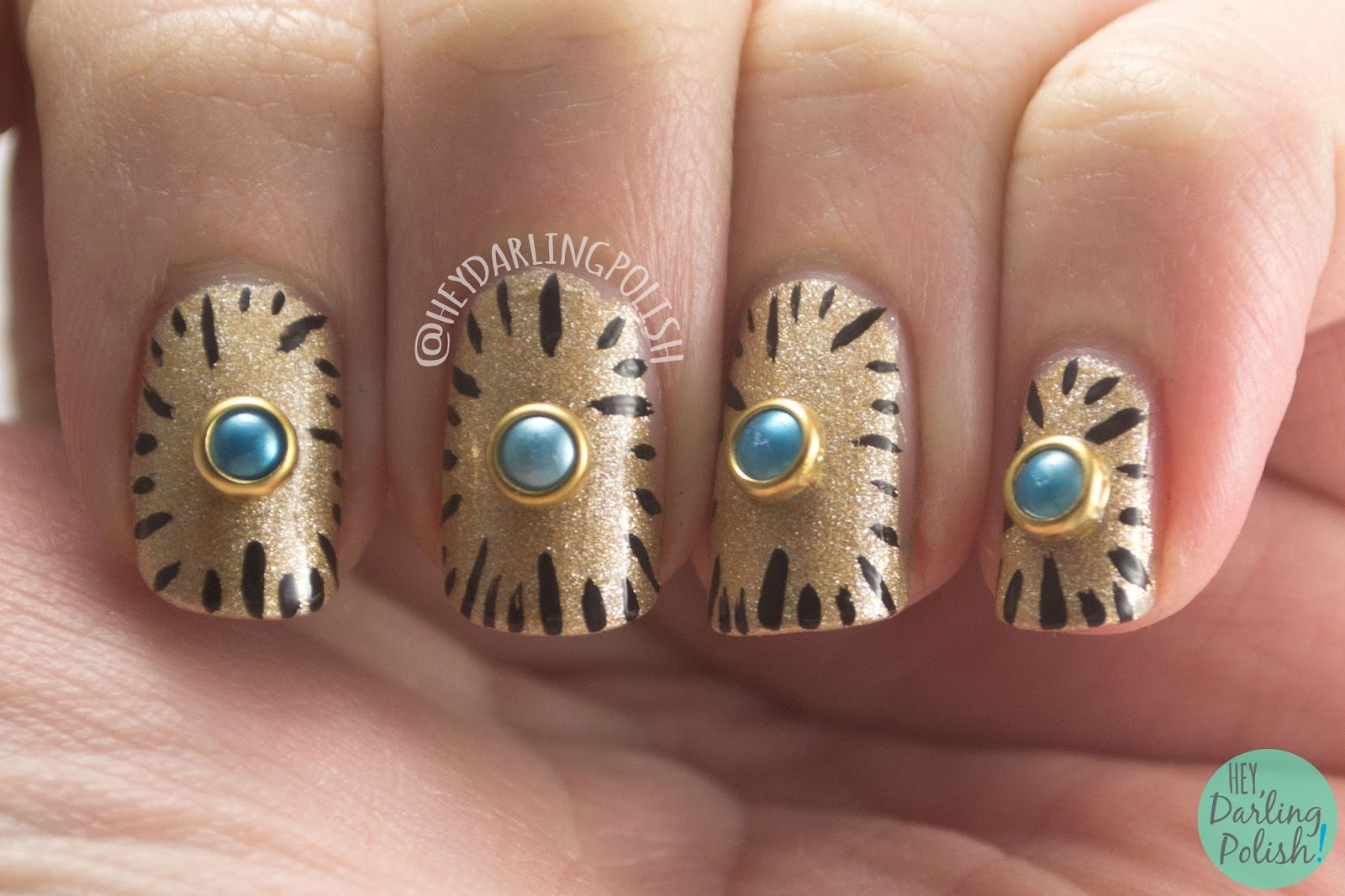 Hey, Darling Polish!: N.A.I.L Linkup - Gold