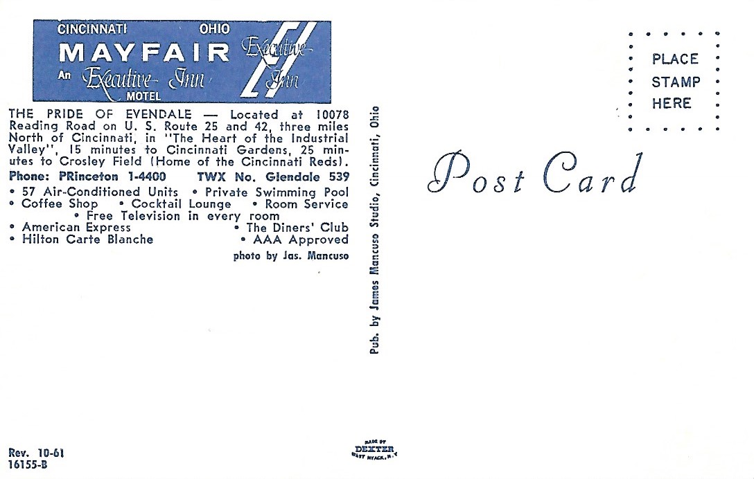 POSTCARD TRAVELER: STOP 177 OHIO Postcards Hamilton County