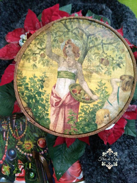 Flor de diy's: Pandereta decorada