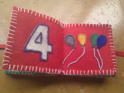 chronicles of a stay at home!: DIY number book