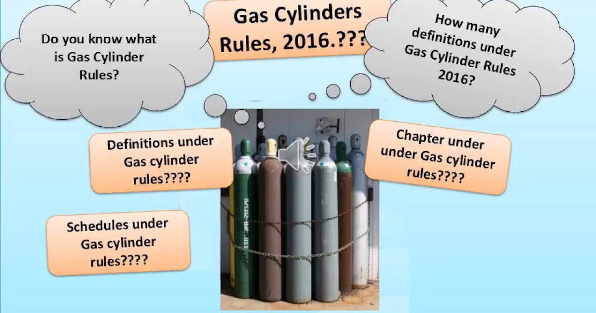 NIFS GAS CYLINDER RULES 2016 NIFS GAS CYLINDER RULES 2016