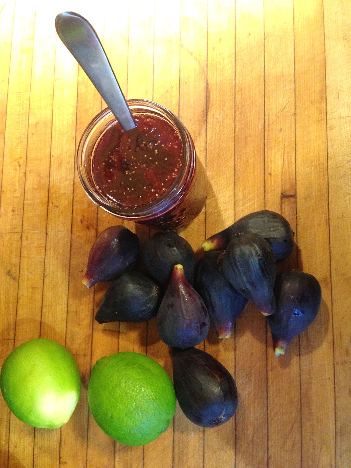 nicole's farm kitchen: fig jam with lime