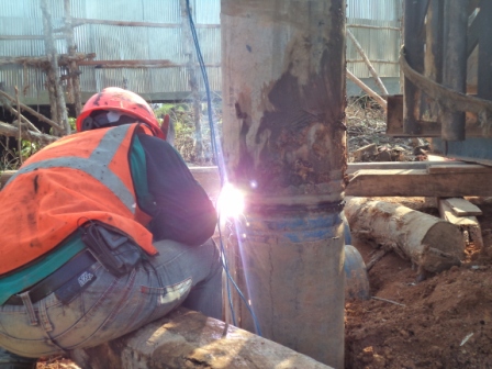 Sekilas tentang spun pile, mulai dari pengangkutan hingga ...