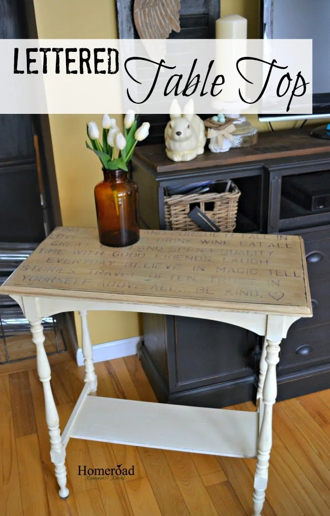 A Lettered Table Top With Important Tips