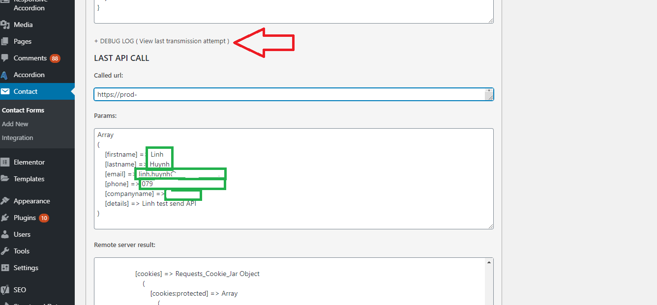 How to Post Contact Form 7 data to any API with Simple API integration ...
